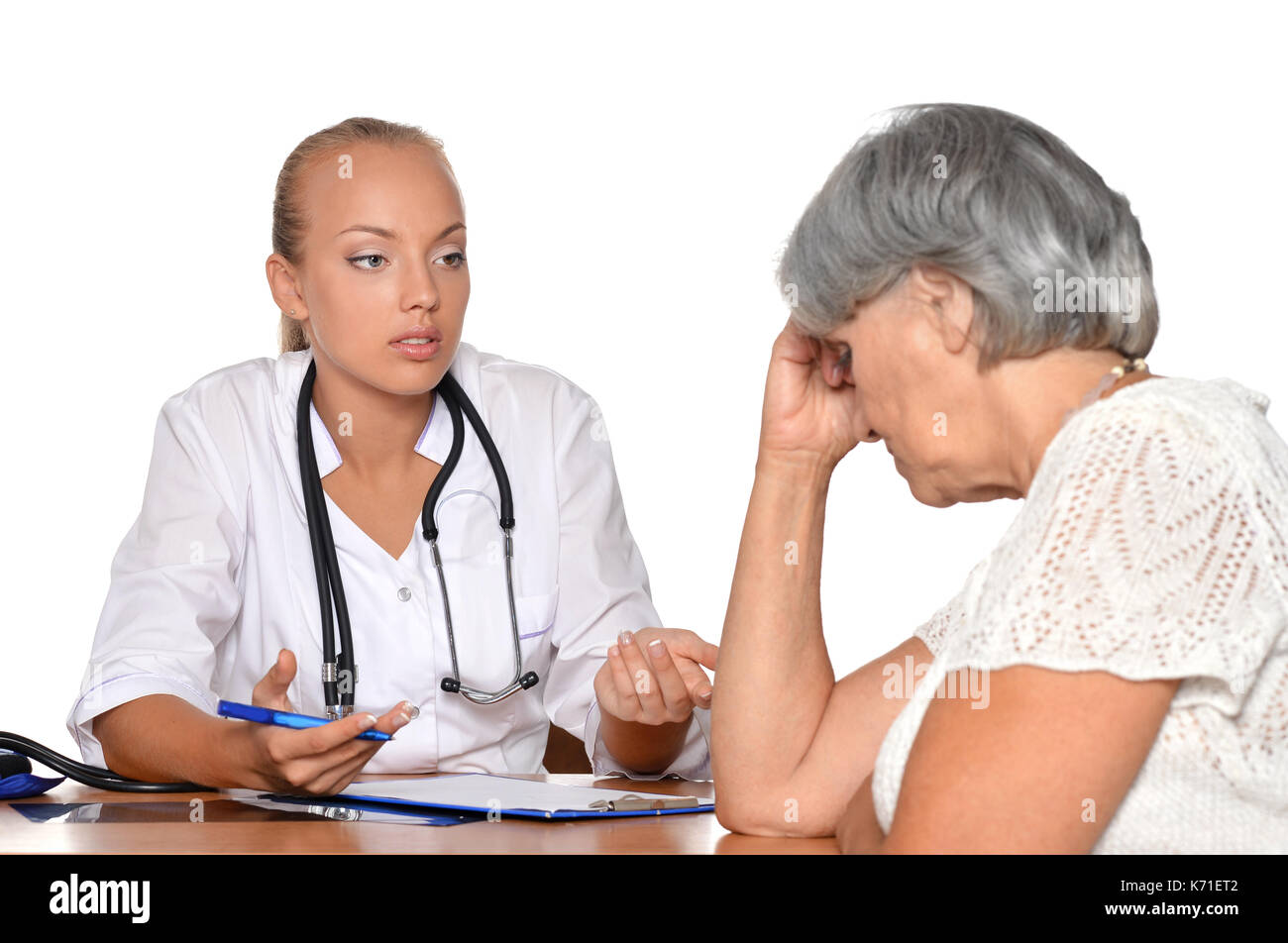 Doctor speaking hi-res stock photography and images - Alamy