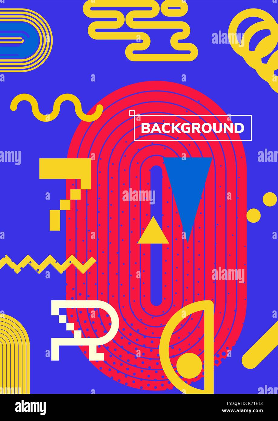 Modern colored stylish abstract poster Stock Vector Image & Art - Alamy