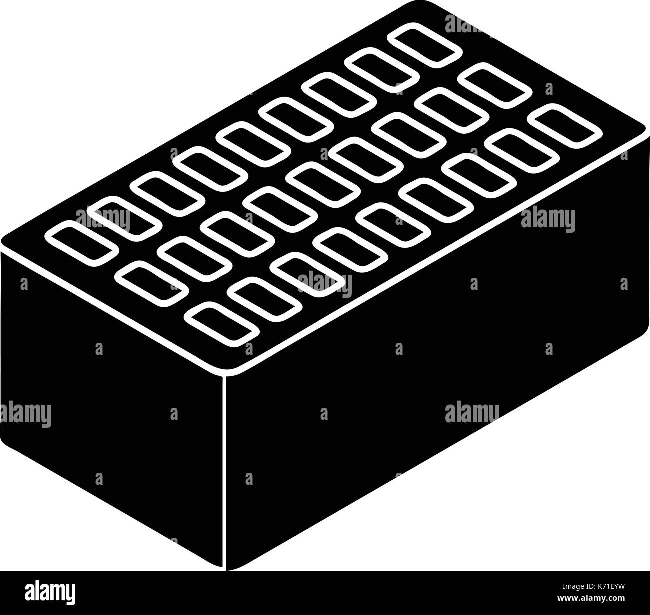 Brick icon, simple style Stock Vector Image & Art - Alamy