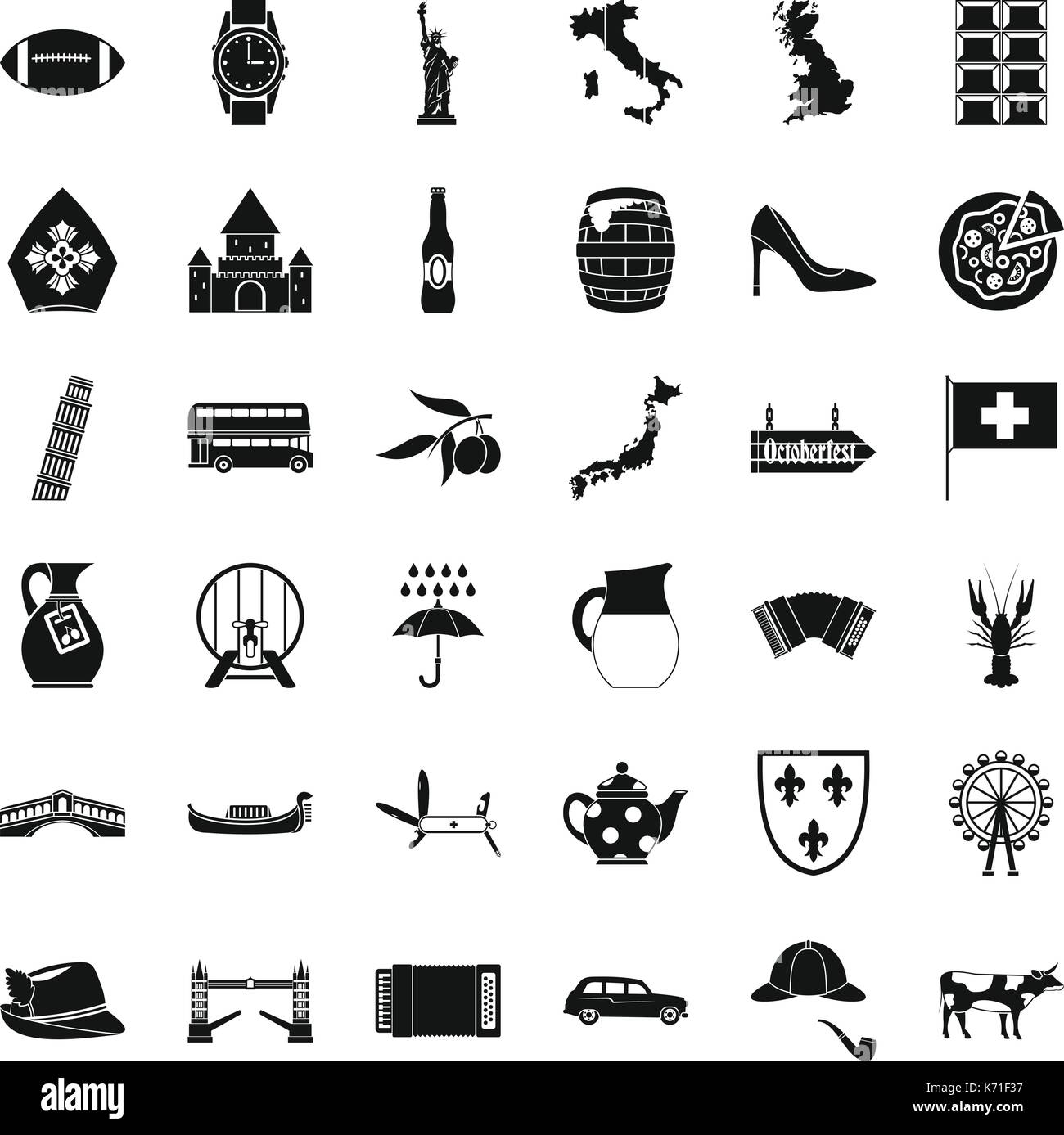 Statue of cow Stock Vector Images - Alamy