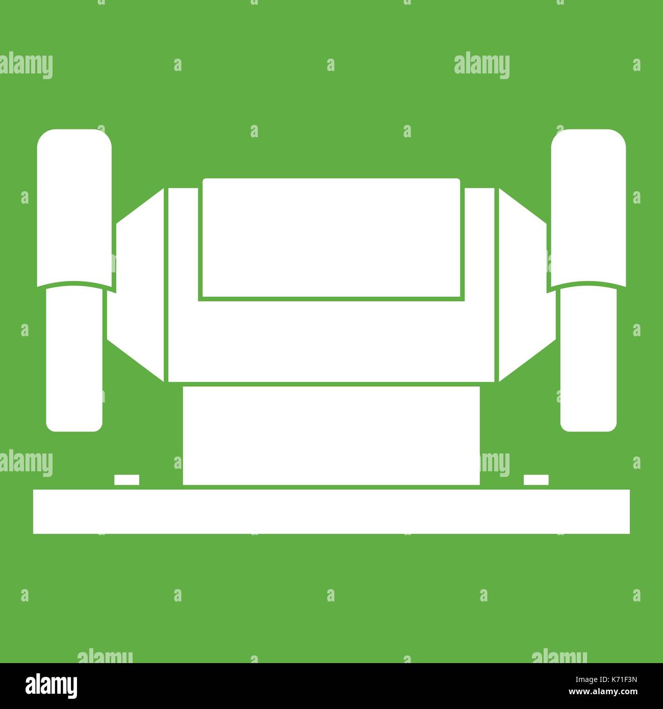 Metalworking machine icon green Stock Vector Image & Art - Alamy