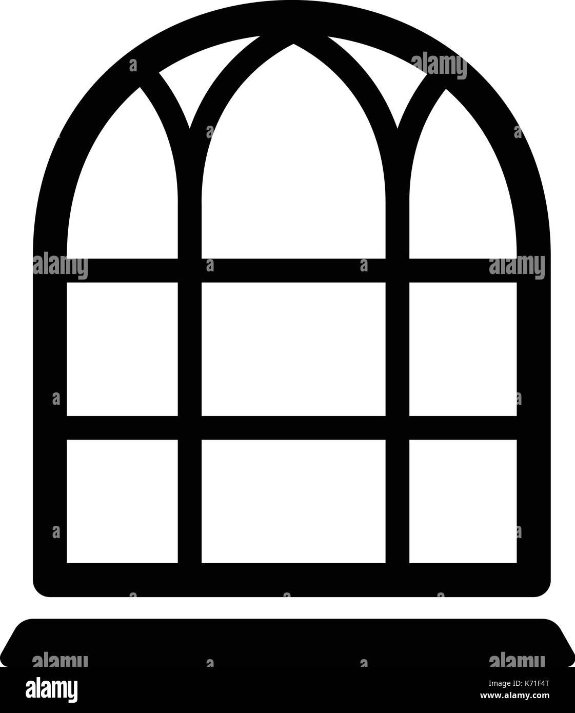 Big window frame icon, simple black style Stock Vector Image & Art - Alamy