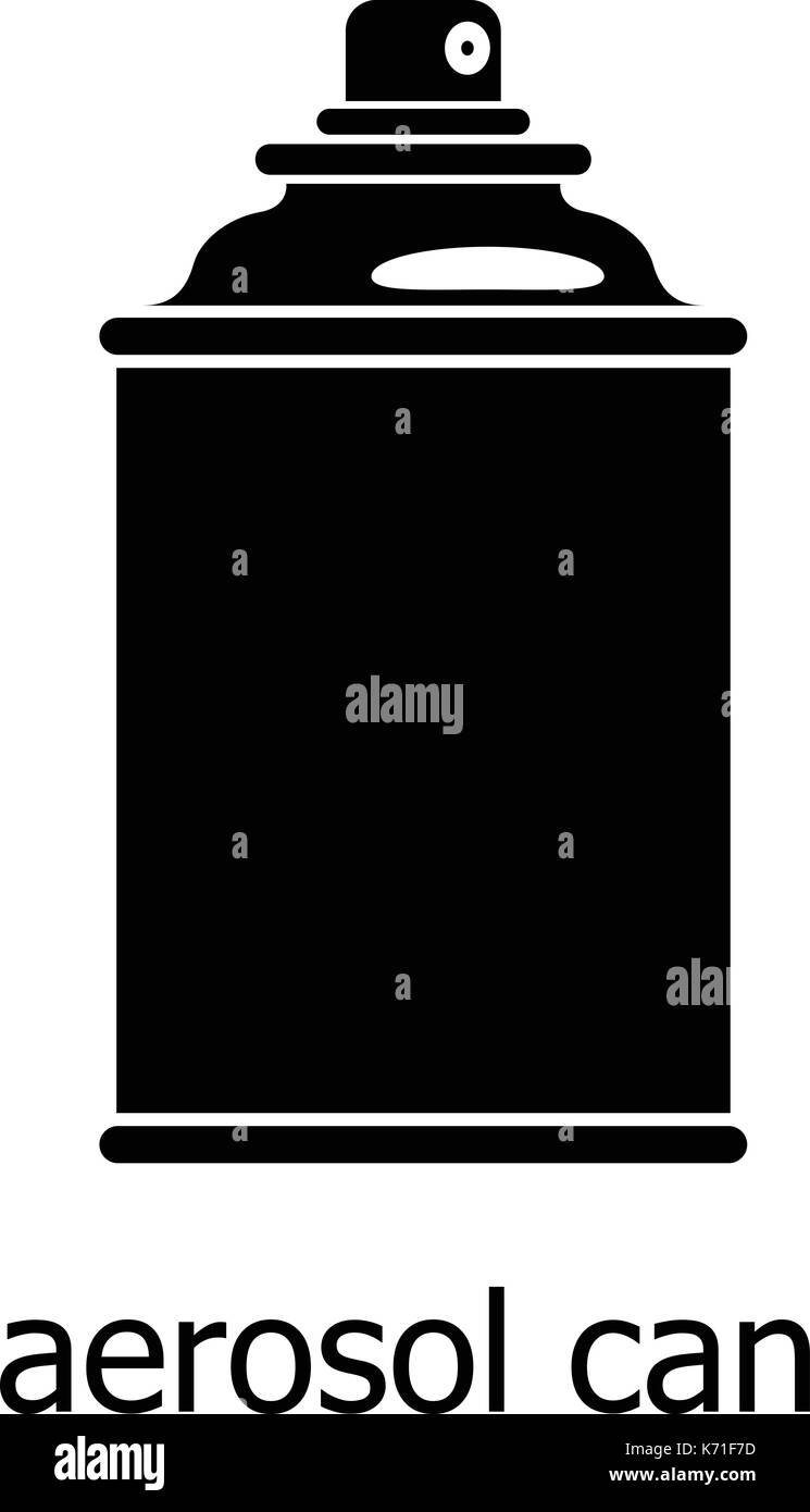Aerosol can icon, simple black style Stock Vector Image & Art - Alamy