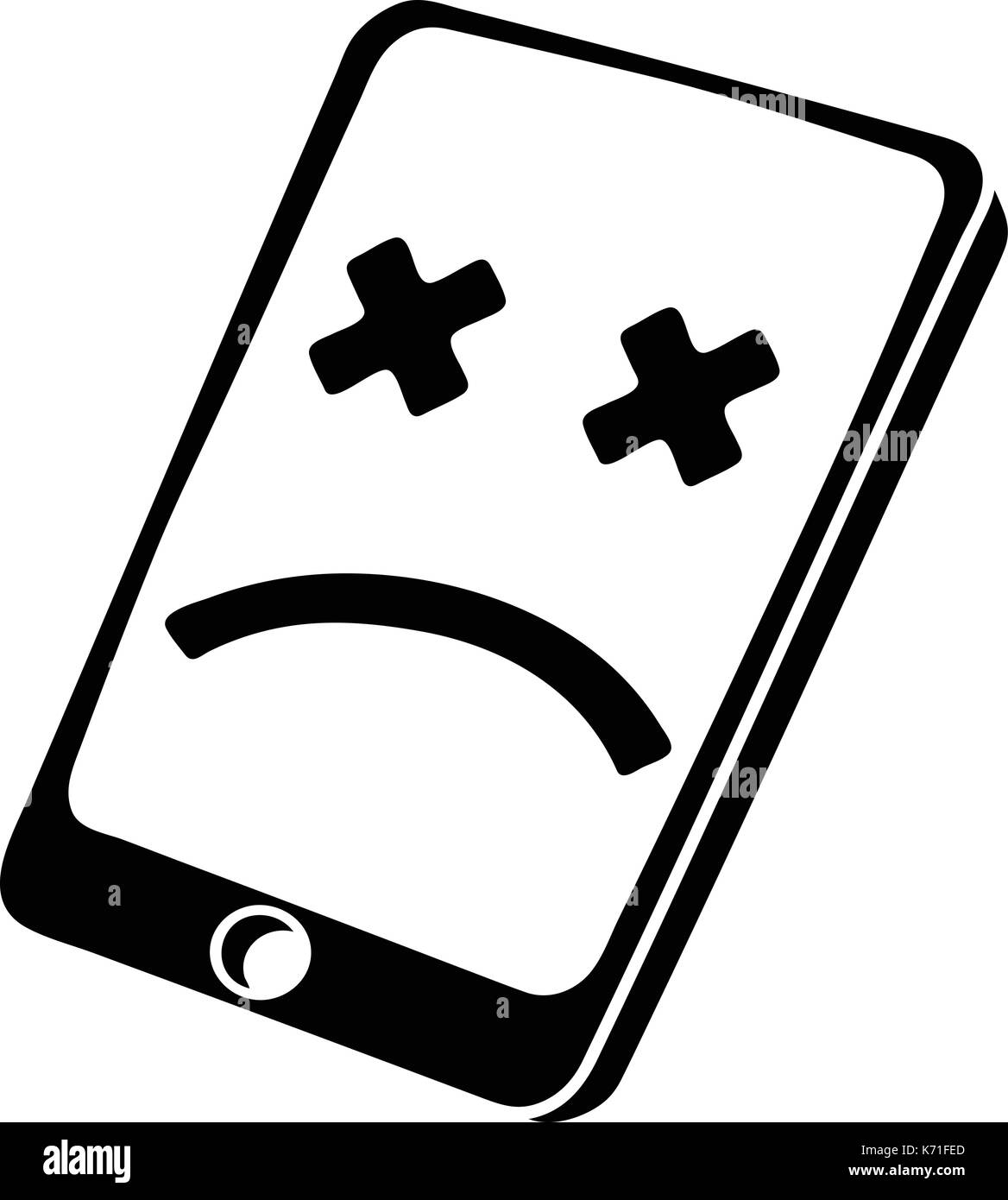 Dead smartphone icon, simple black style Stock Vector Image & Art - Alamy