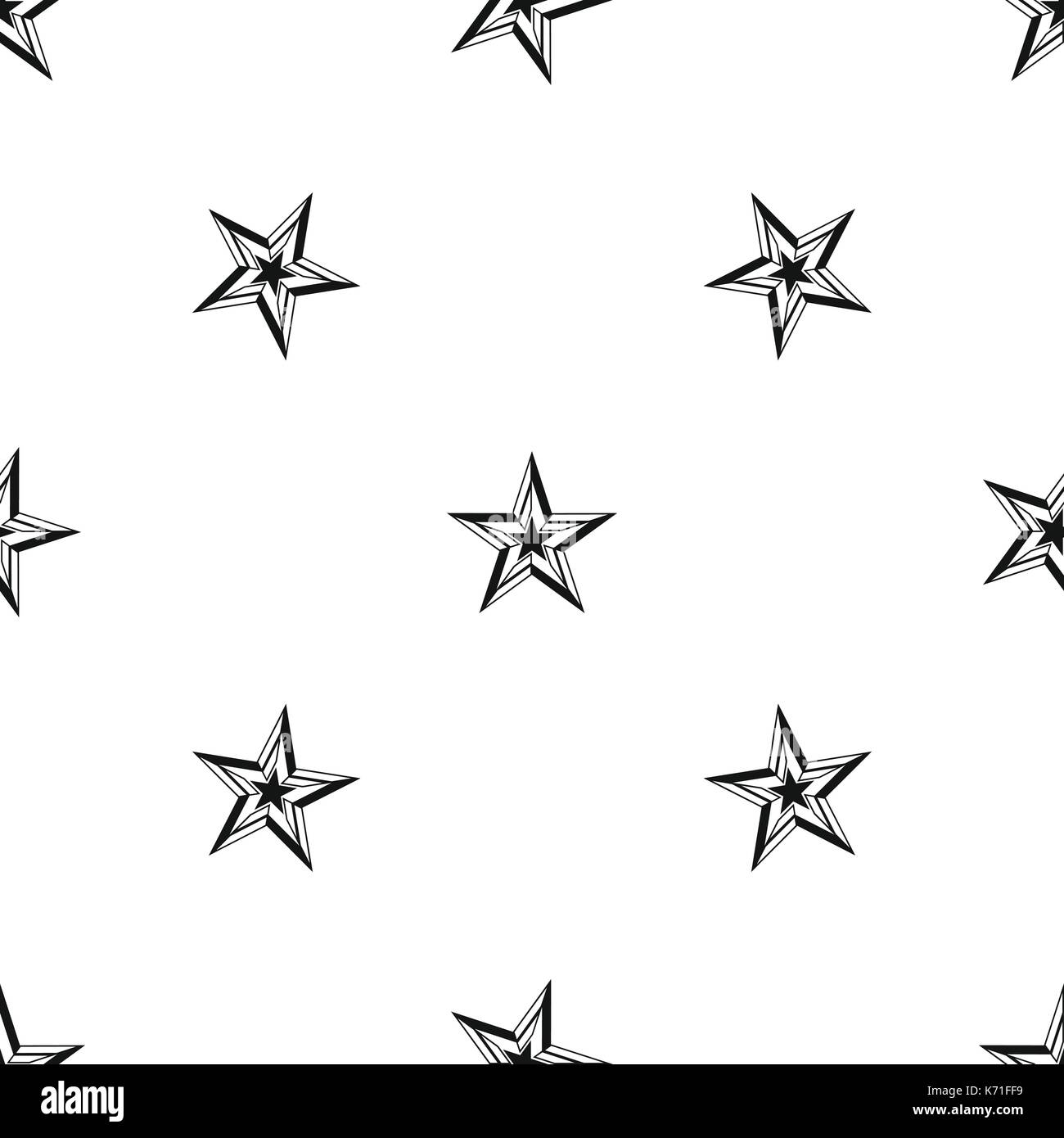 Star pattern seamless black Stock Vector Image & Art - Alamy