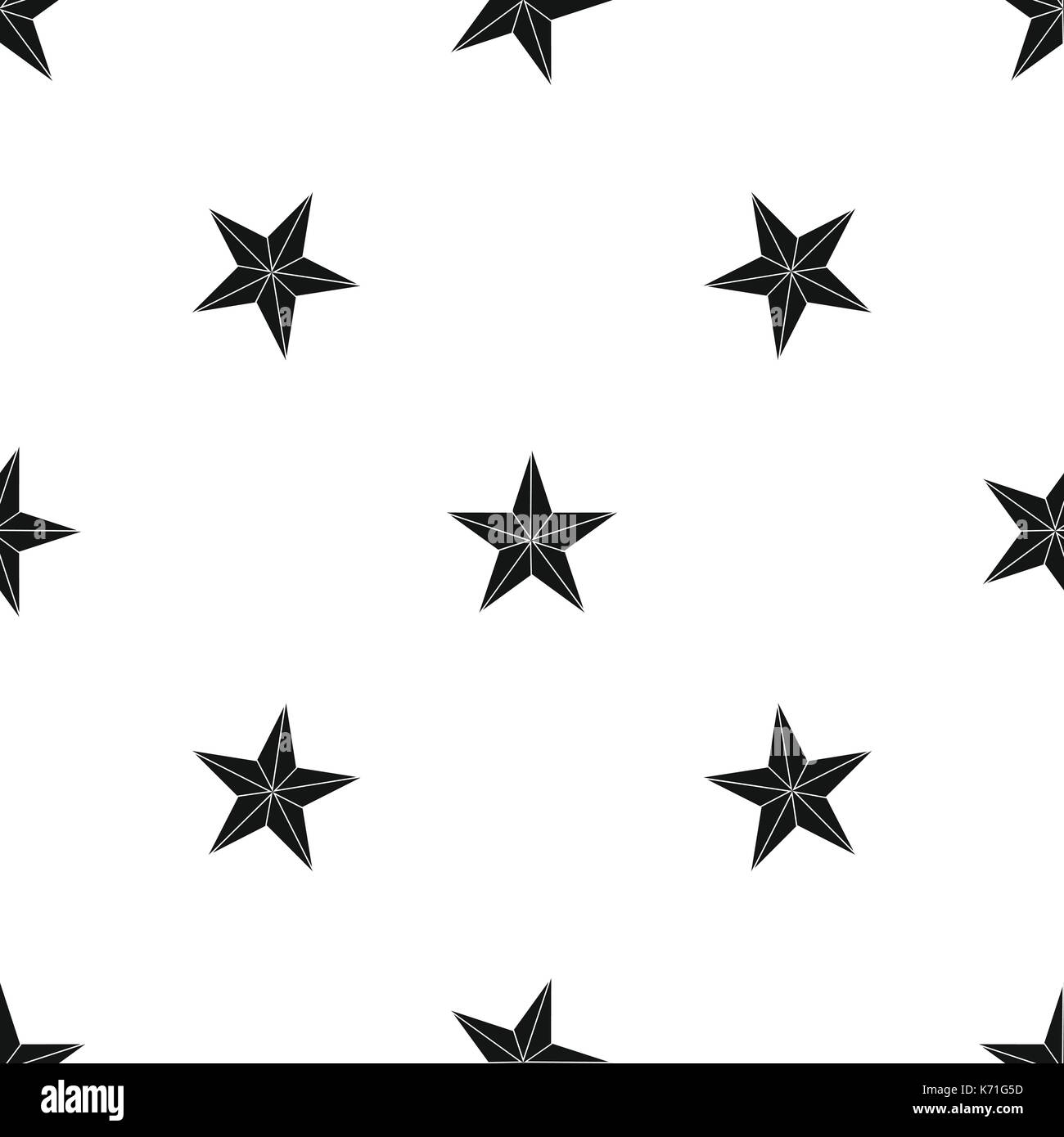 Star pattern seamless black Stock Vector Image & Art - Alamy