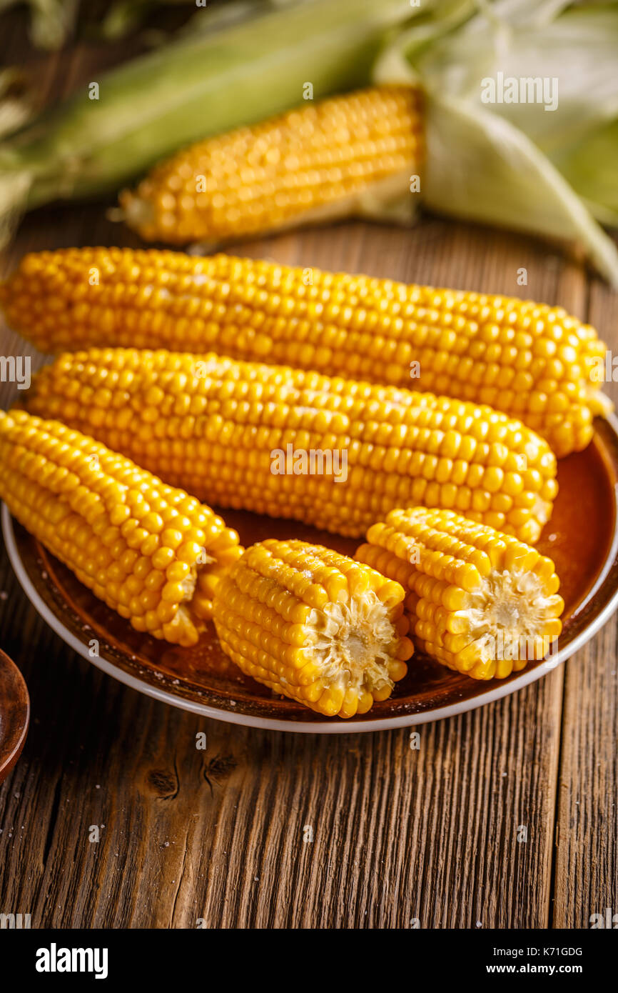 Boiled corn hi-res stock photography and images - Alamy