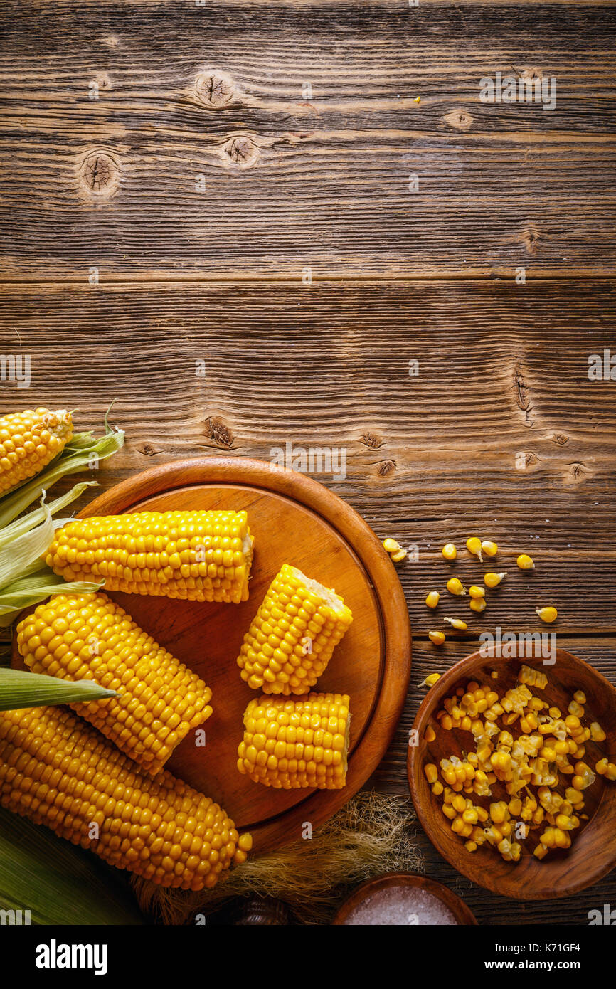 Top view ripe corn hi-res stock photography and images - Alamy