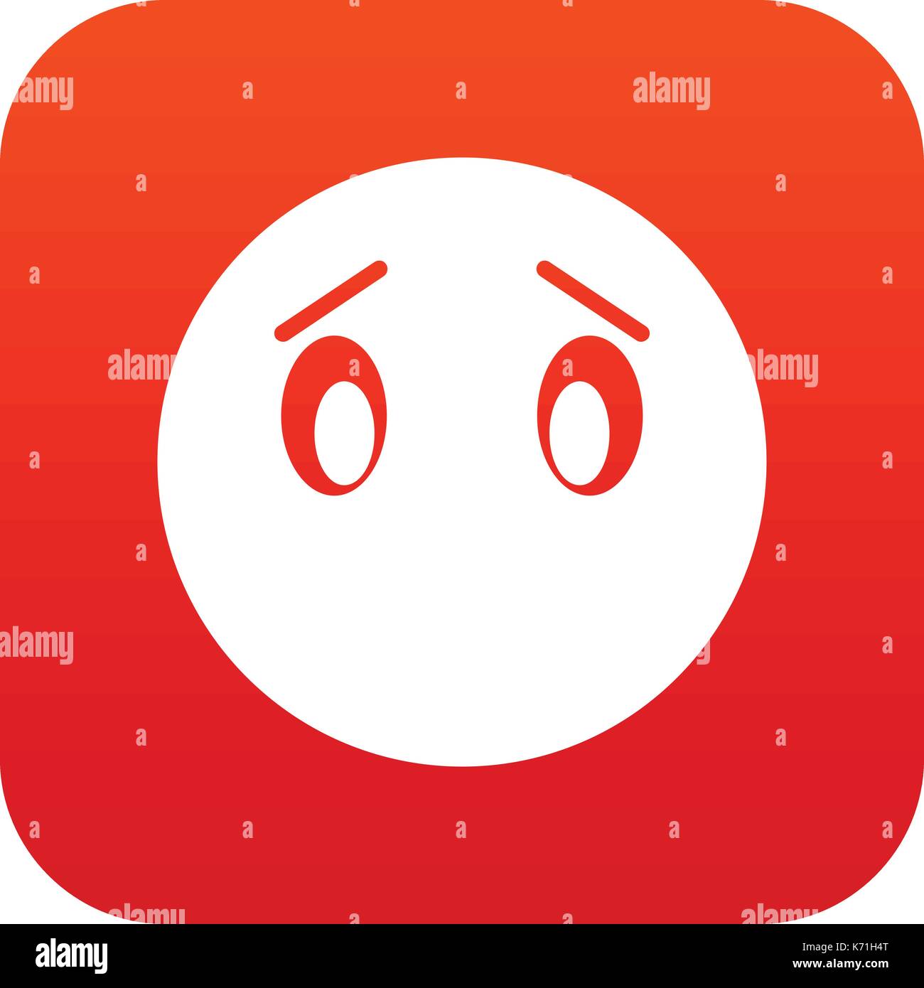Emoticon digital red Stock Vector Image & Art - Alamy