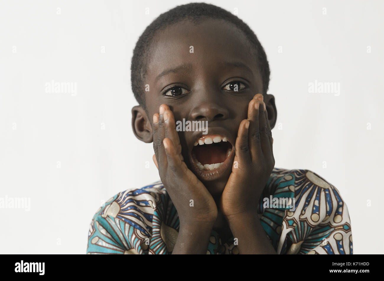 Excited Black Toddler