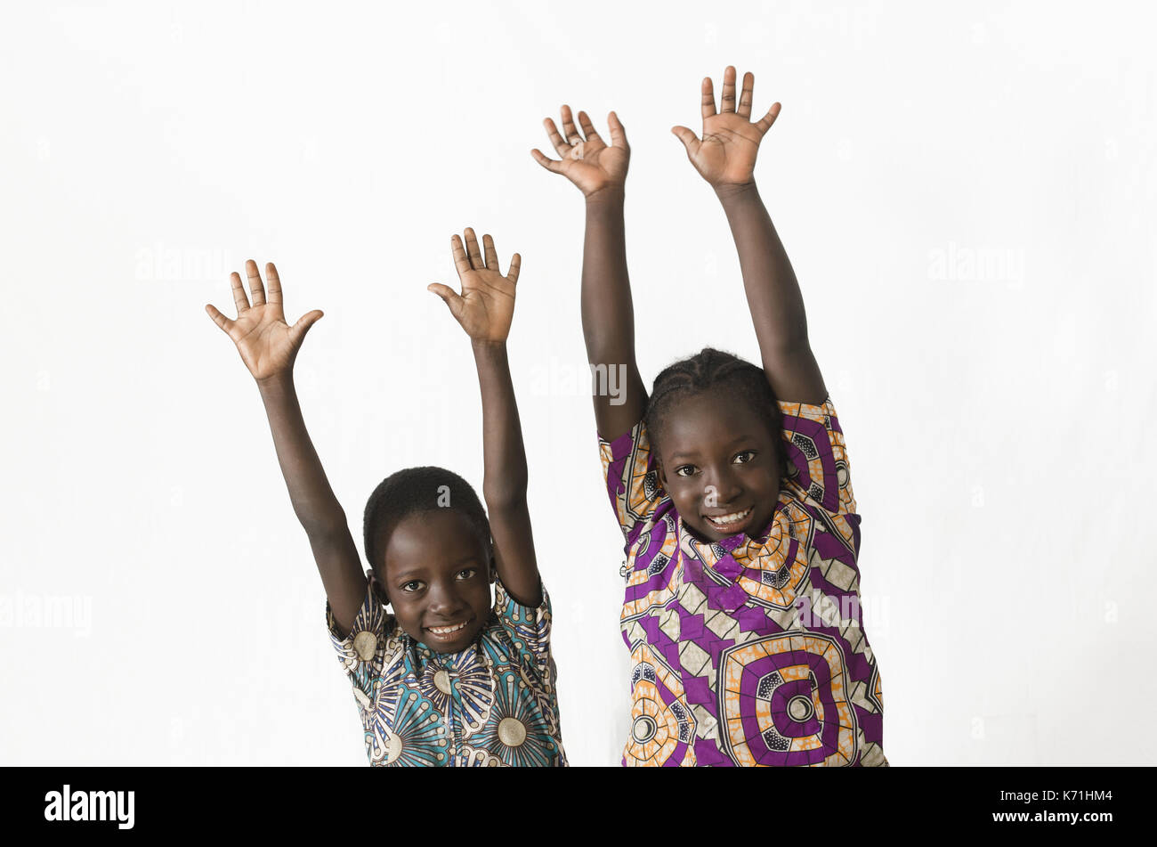Happy African Children Playing