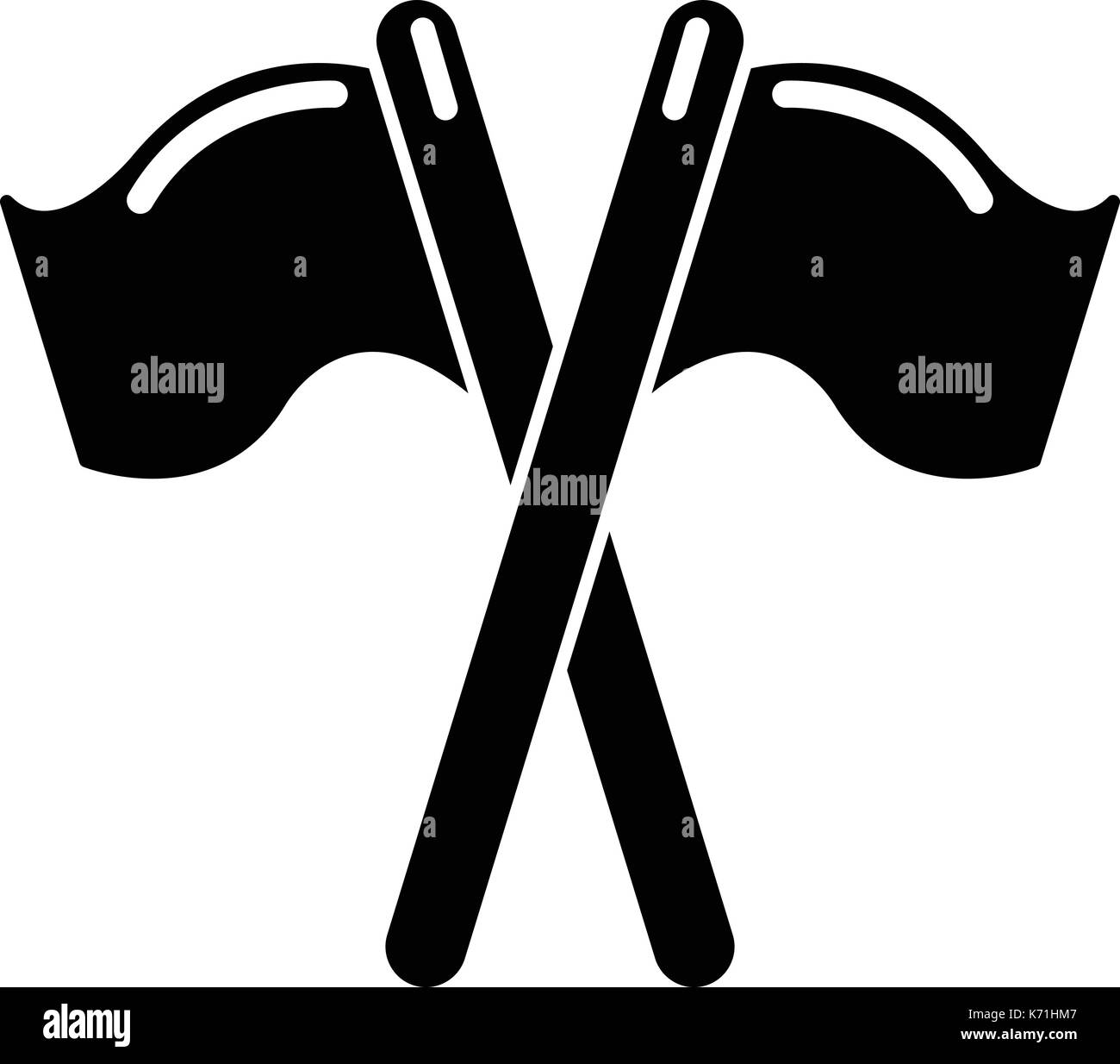 Paintball sport flags icon, simple style Stock Vector Image & Art - Alamy
