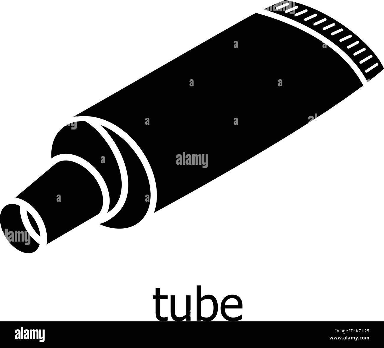 Tube icon, simple black style Stock Vector Image & Art - Alamy