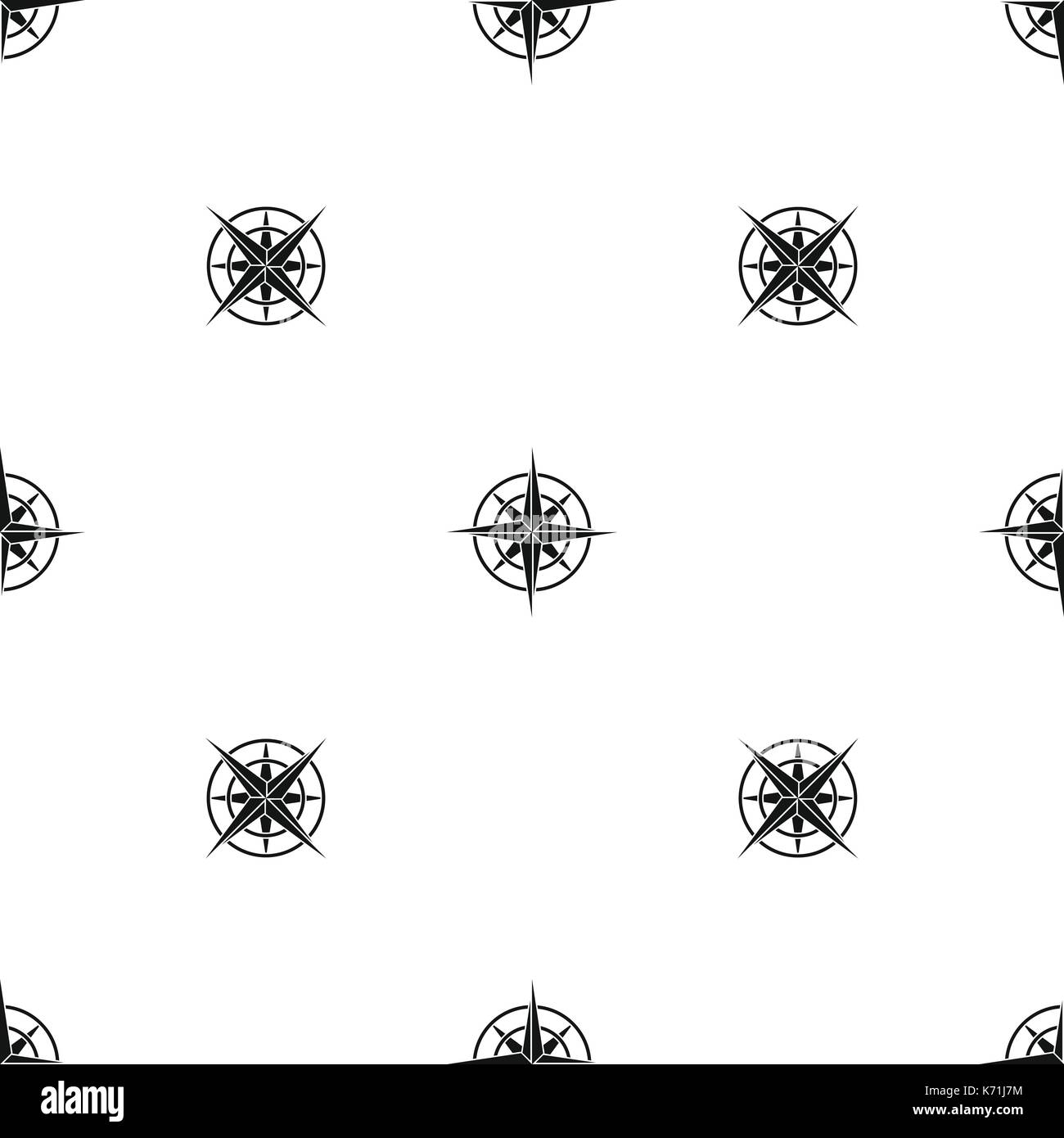 Ancient compass pattern seamless black Stock Vector Image & Art - Alamy