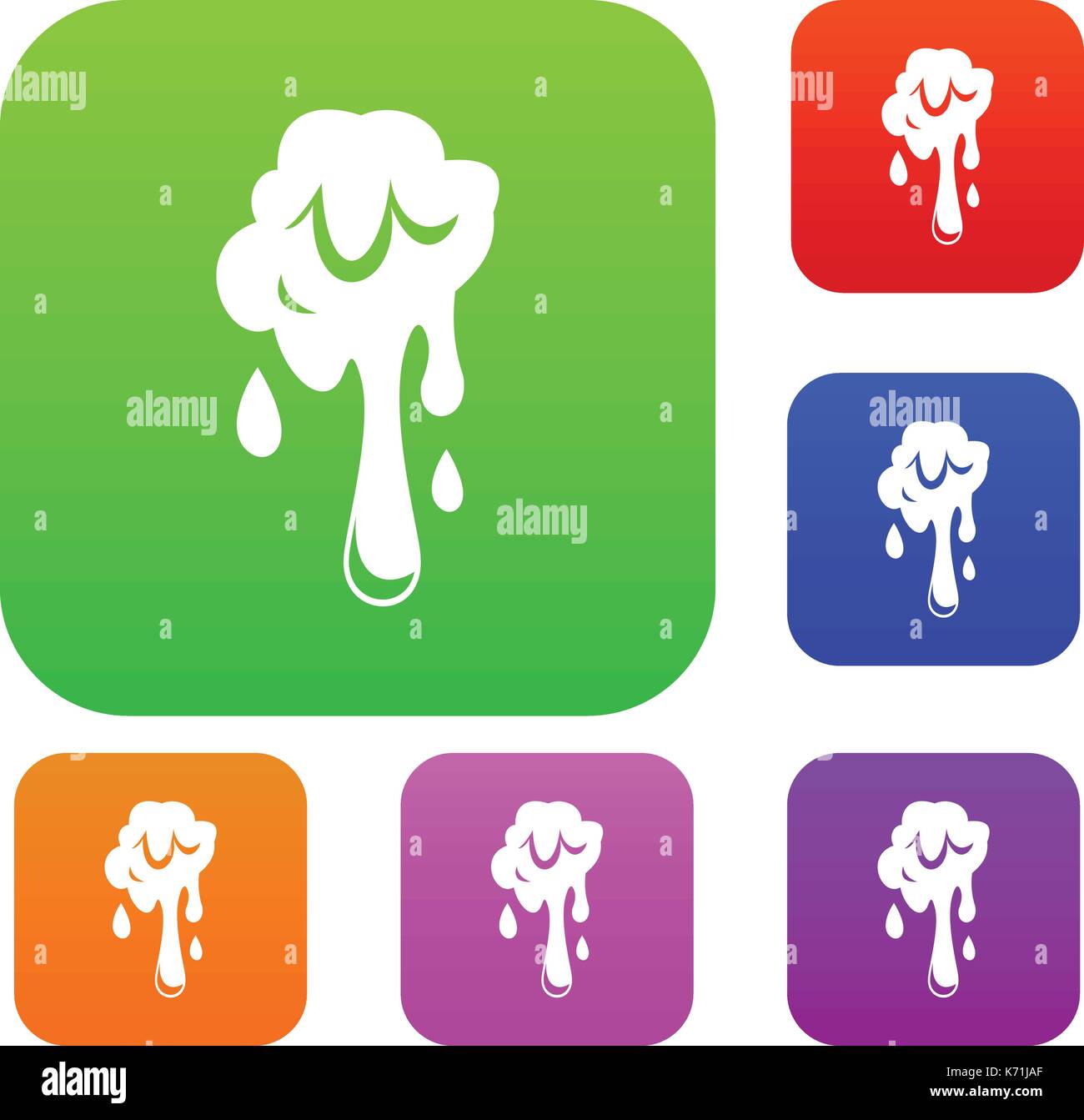 Red sludge Stock Vector Images - Alamy