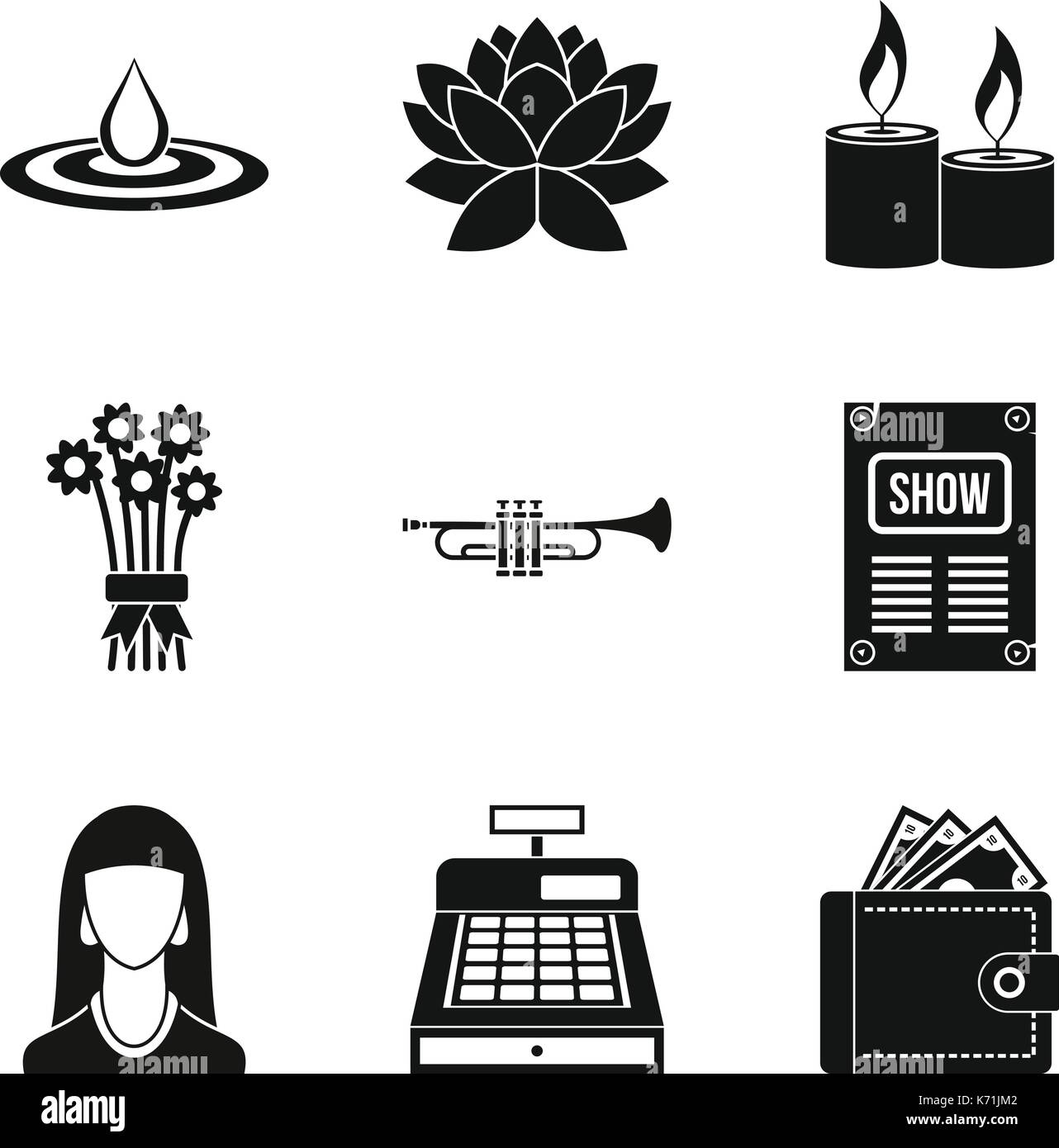 Festive italian restaurant Stock Vector Images - Alamy