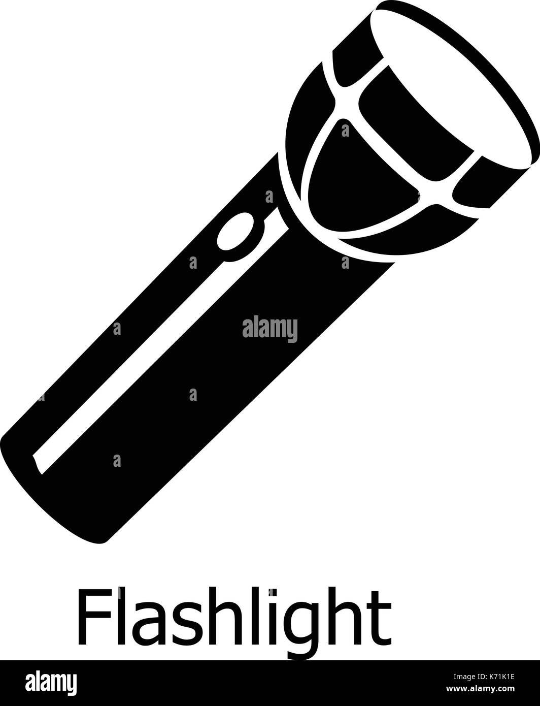 Flashlight icon, simple black style Stock Vector Image & Art - Alamy