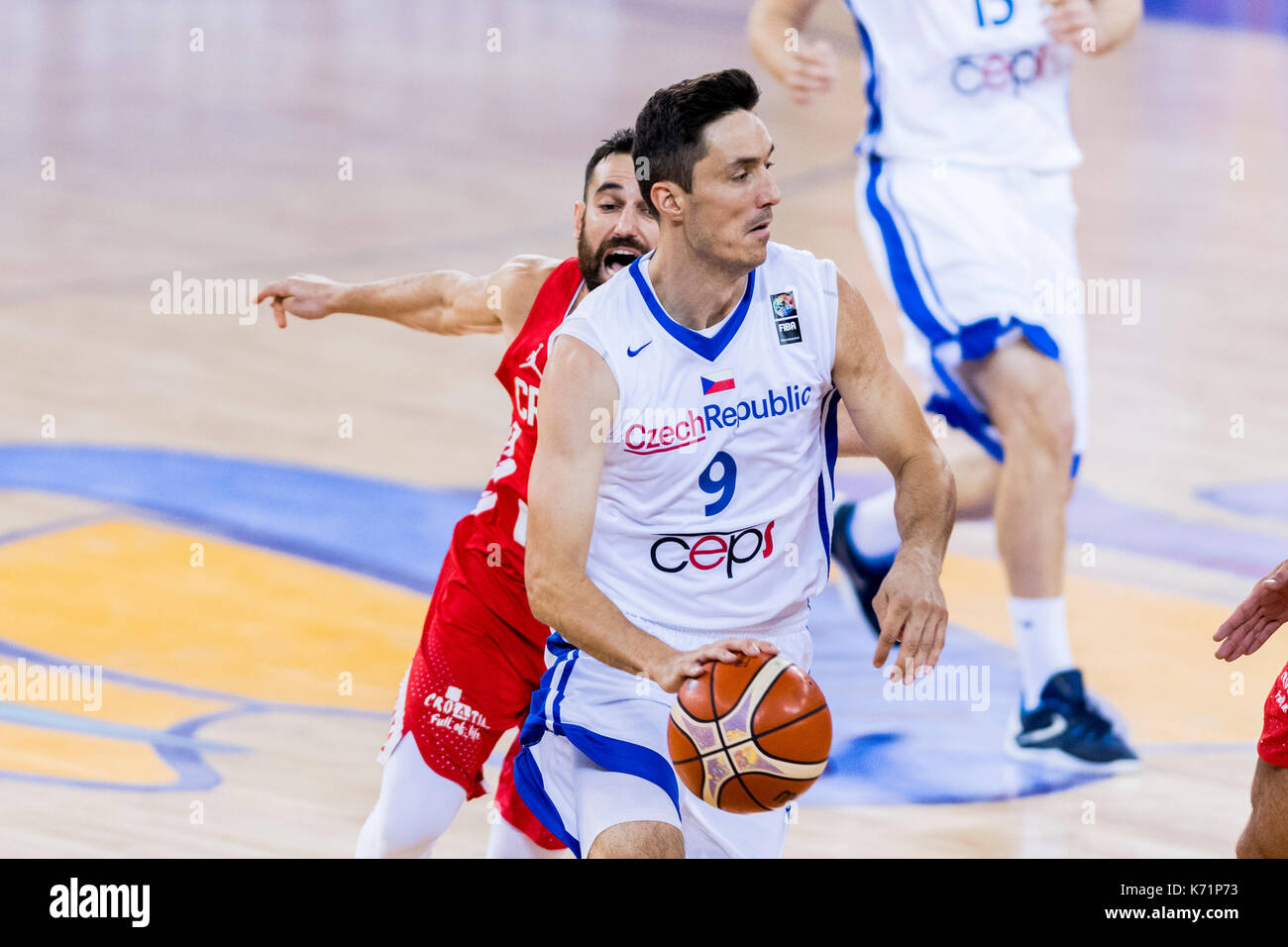 September 7, 2017: Jiri Welsch #9 (CZE) during the FIBA Eurobasket 2017 ...