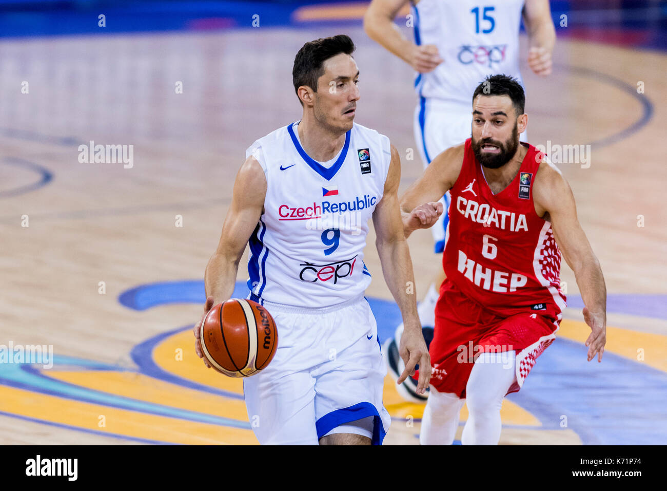 September 7, 2017: Jiri Welsch #9 (CZE) and Marko Popovic #6 (CRO ...