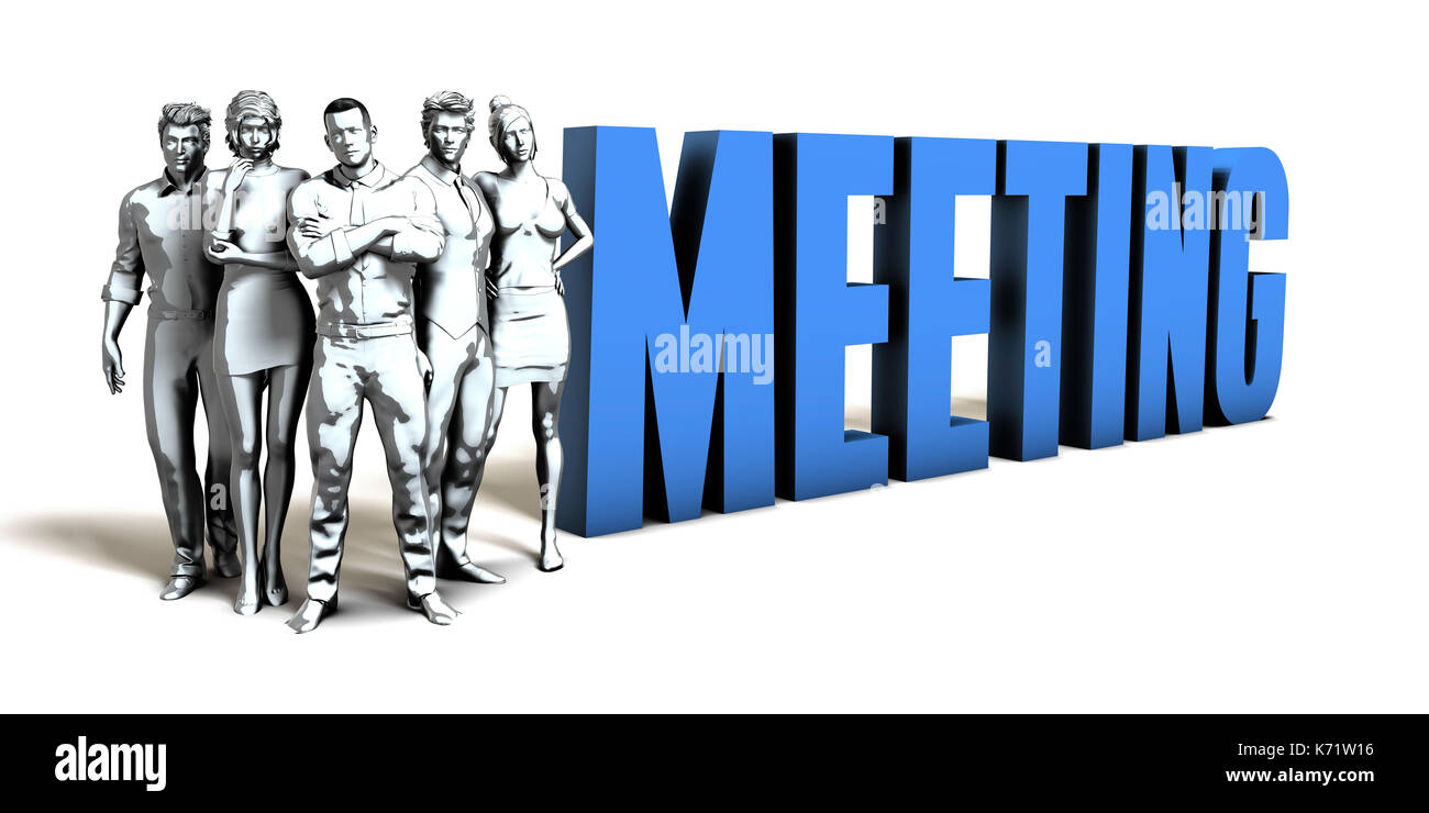 Meeting Business Concept as a Presentation Background Stock Photo - Alamy