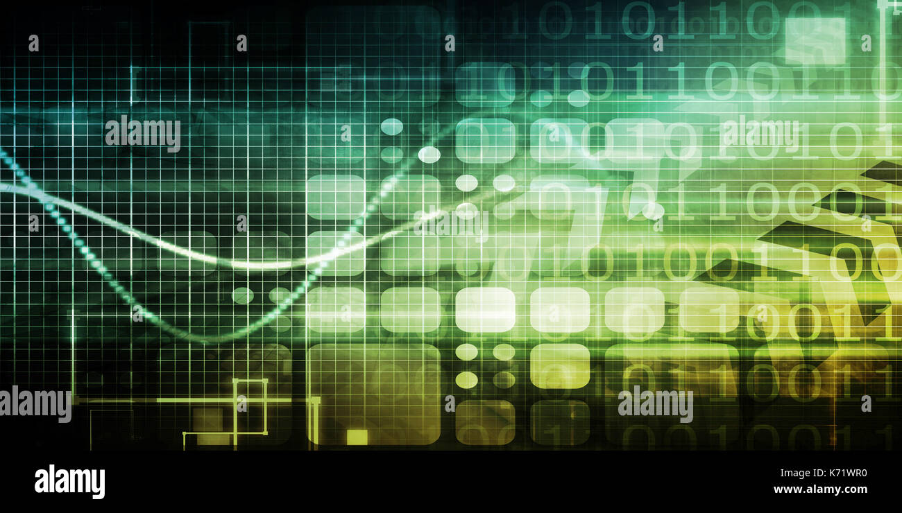 Technology Abstract as a Concept Background Art Stock Photo - Alamy