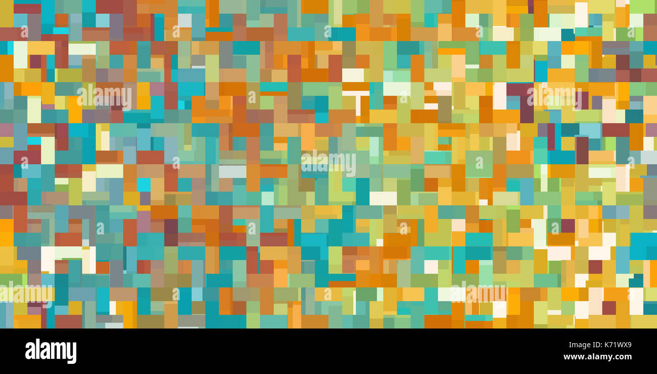 Modern Retro Theme Background with Colorful Squares Stock Photo - Alamy