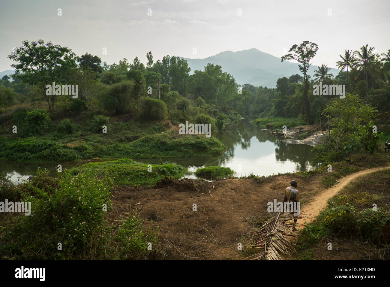 Wayanad district in Kerala, India, stands at the western tip of the ...