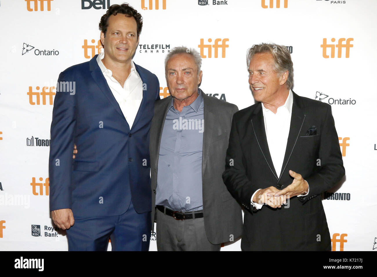 Toronto, Kanada. 12th Sep, 2017. Vince Vaughn, Udo Kier and Don Johnson ...