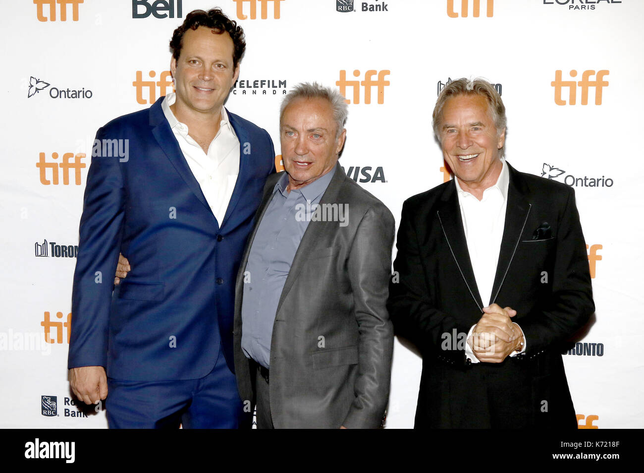 Toronto, Kanada. 12th Sep, 2017. Vince Vaughn, Udo Kier and Don Johnson ...