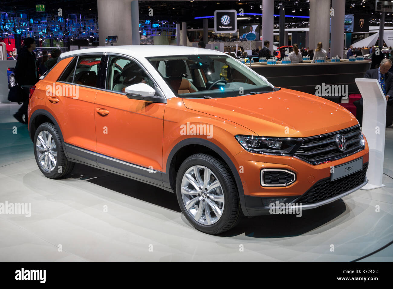 Frankfurt, Germany. 13th Sep, 2017. New 2018 Volkswagen T-Roc car ...
