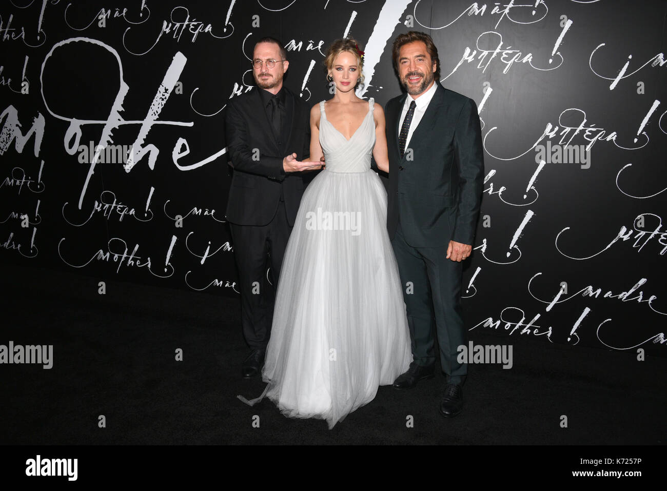 New York, USA. 13th Sep, 2017. 'Mother!' film premiere in New York ...