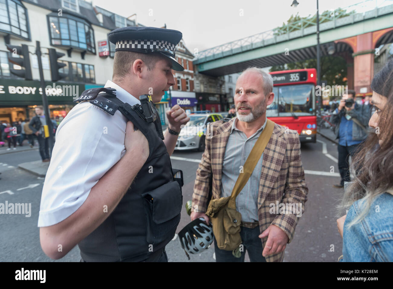 Police officer in underground station hi-res stock photography and ...