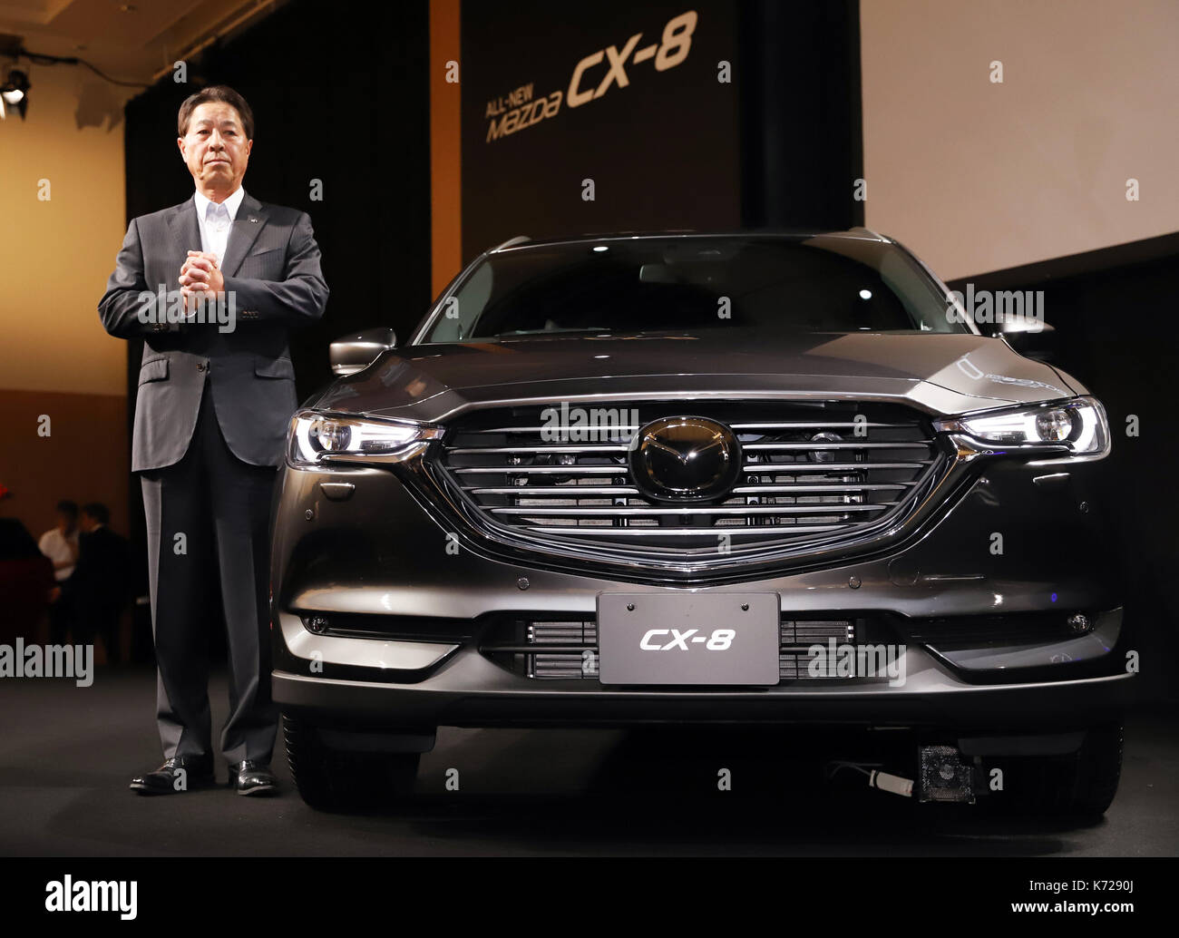 Tokyo, Japan. 14th Sep, 2017. Japan's automaker Mazda president ...