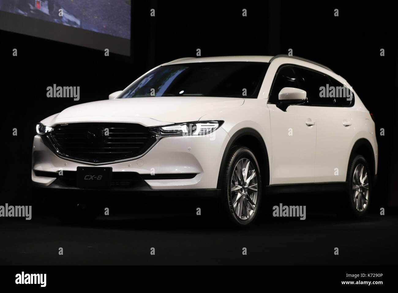 Tokyo, Japan. 14th Sep, 2017. Japan's automaker Mazda displays the new ...