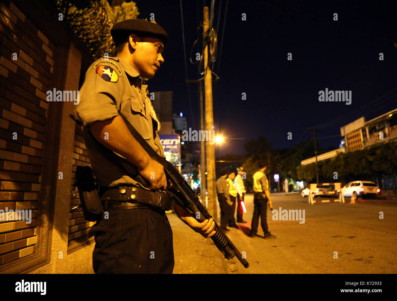 Policeman (myanmar or burma or burmese) hi-res stock photography and ...