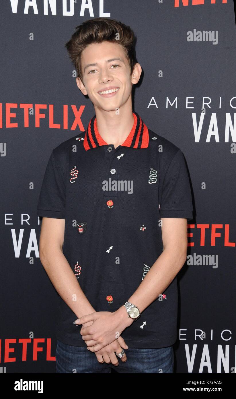 Los Angeles, California, USA. 14th Sep, 2017. Griffin Gluck at arrivals ...