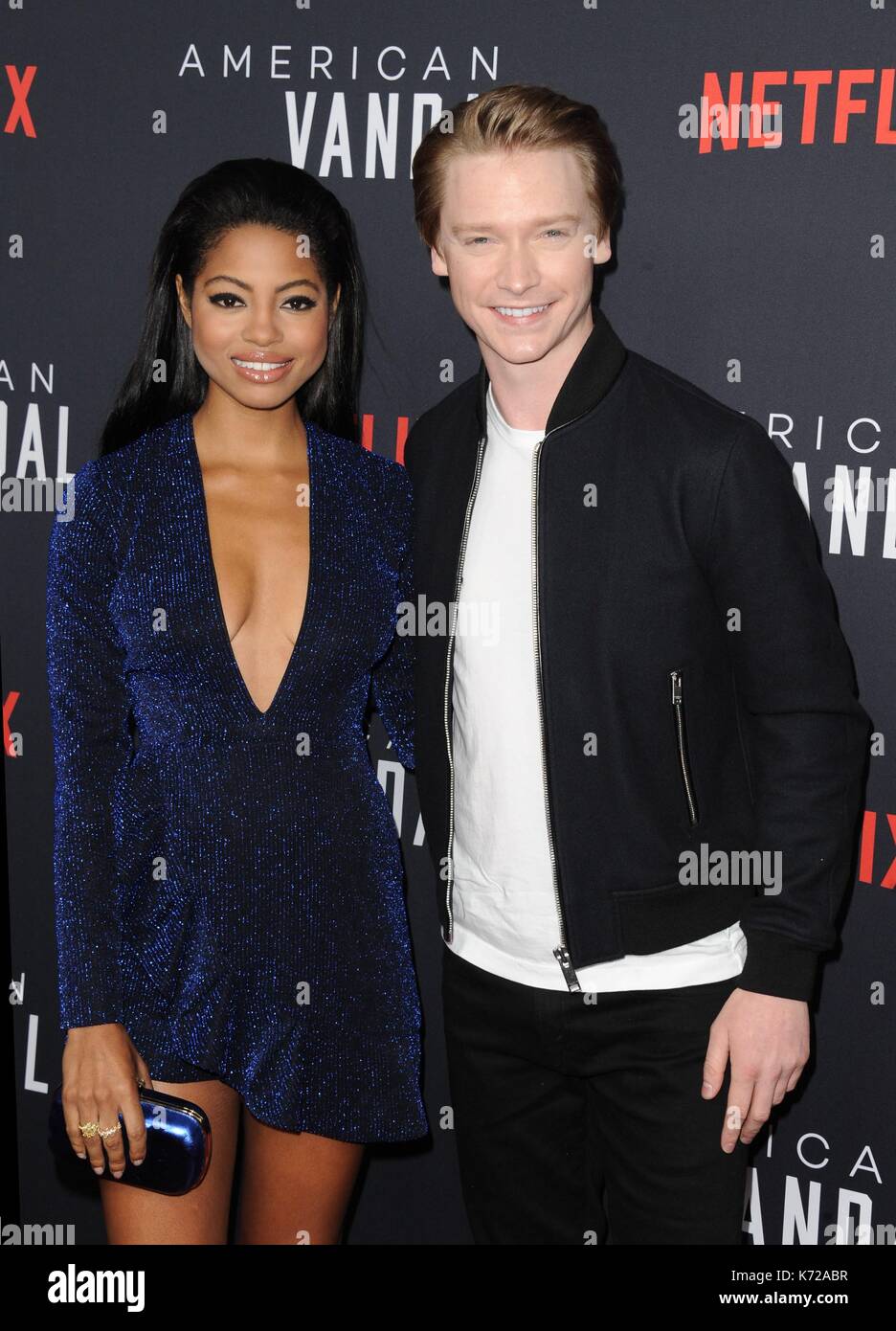 Los Angeles, California, USA. 14th Sep, 2017. Camille Hyde, Calum ...