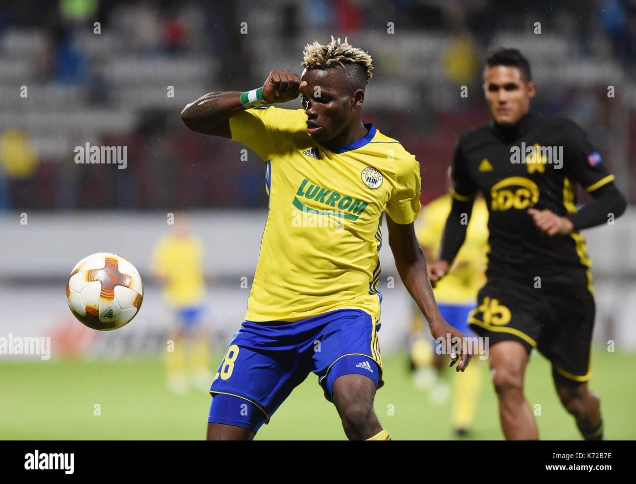 Olomouc, Czech Republic. 14th Sep, 2017. From left UBONG MOSES EKPAI of ...