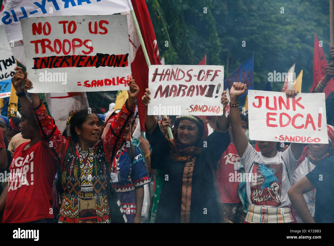 Mindanao protest hi-res stock photography and images - Alamy
