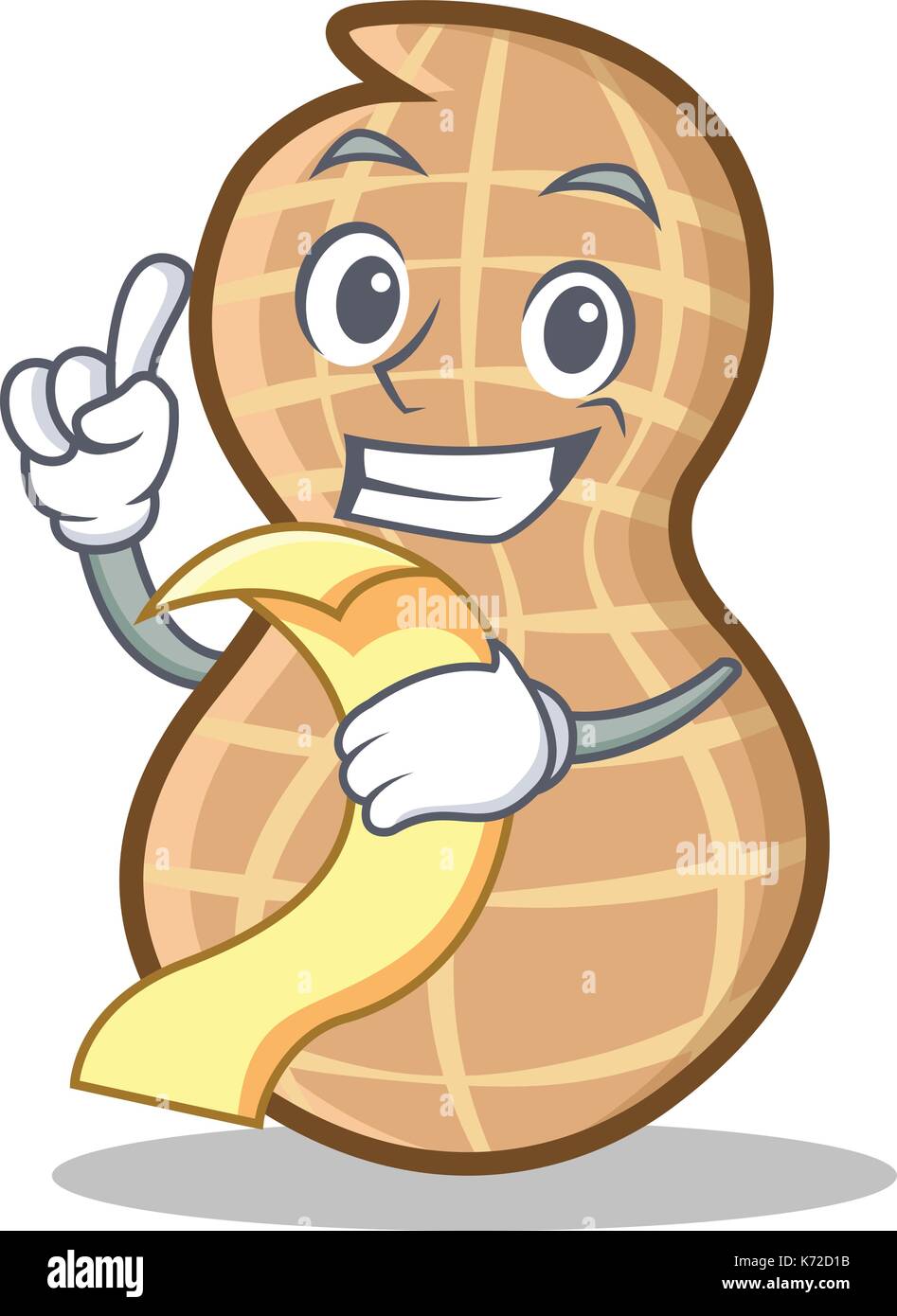 Monkey eat peanut Stock Vector Images - Alamy