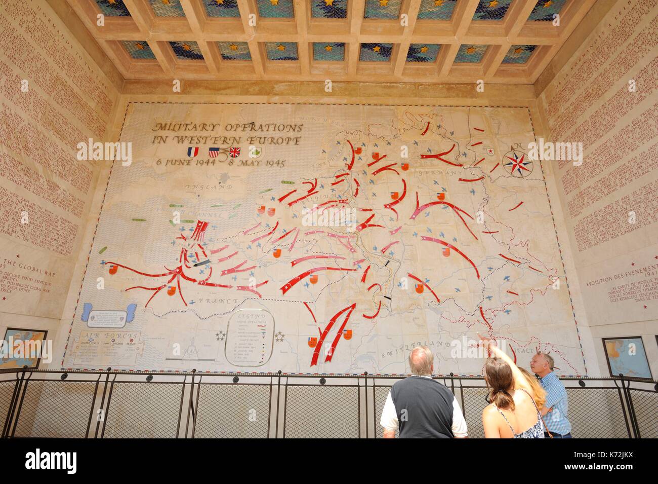 Normandy map war hi-res stock photography and images - Alamy