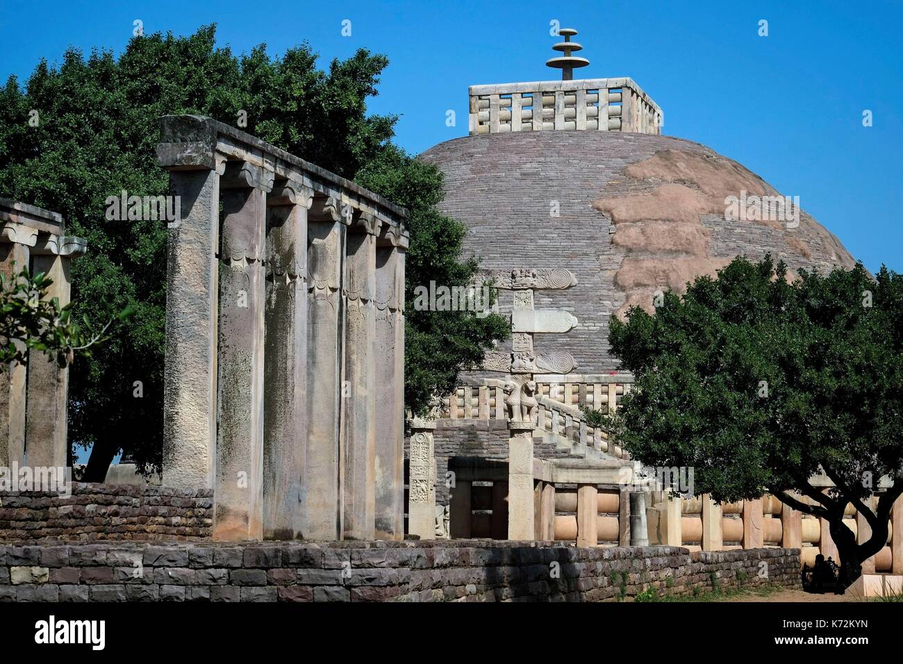 Sanchi buddhist site hi-res stock photography and images - Alamy