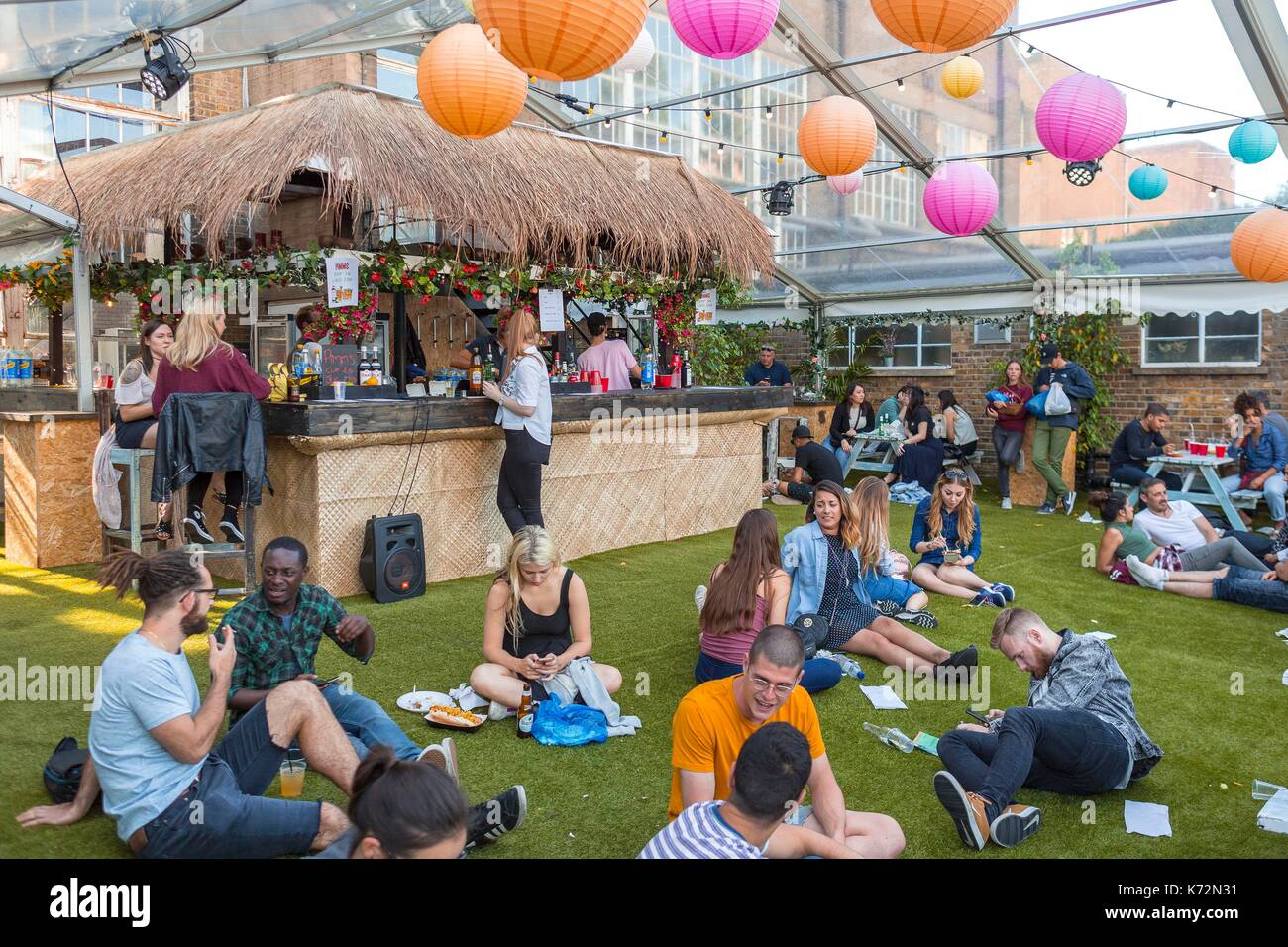 United Kingdom, London, East End, Spitalfields area, hipster quarter ...