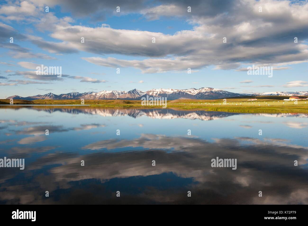 Iceland, North East Iceland, Trollaskagi Peninsula Stock Photo - Alamy