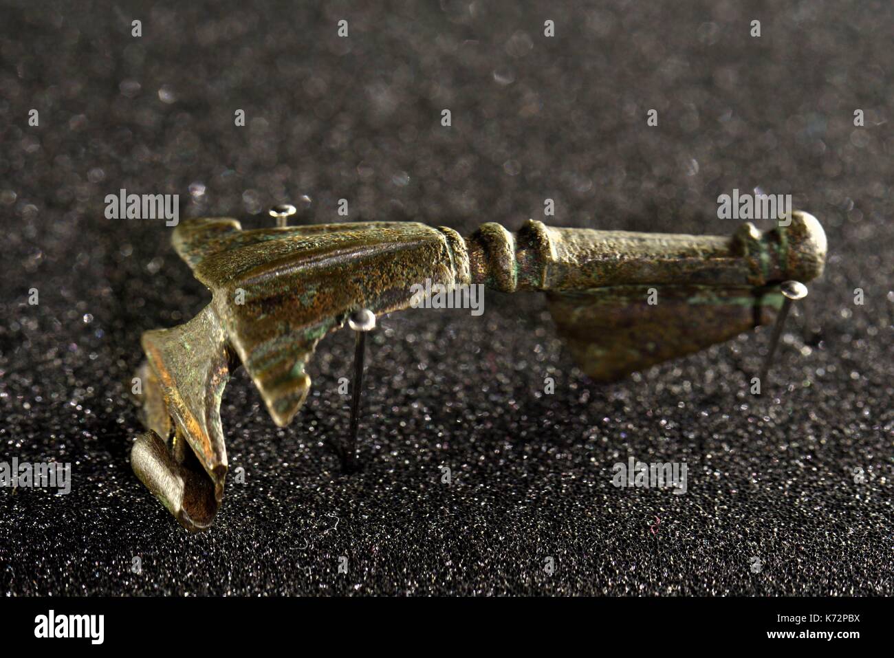 France, Vosges, Grand, Gallo Roman mosaic, fibulae Stock Photo - Alamy