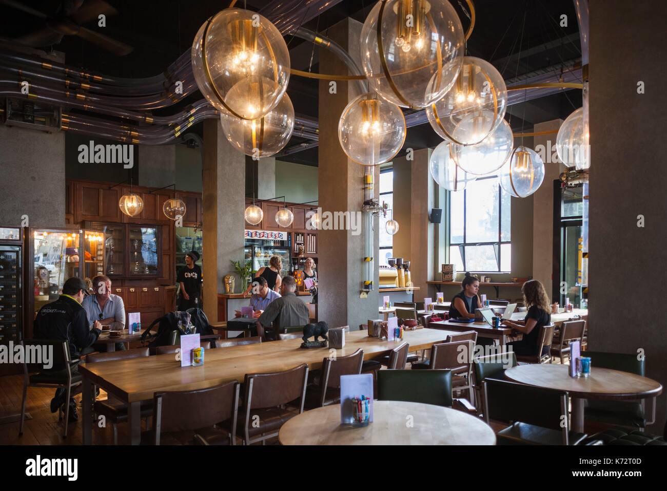 New Zealand, South Island, Christchurch, C1 Espresso cafe, located in ...