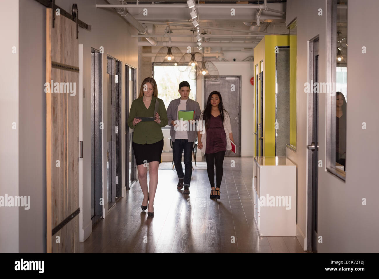 Office Staff Walking Work In High Resolution Stock Photography and ...