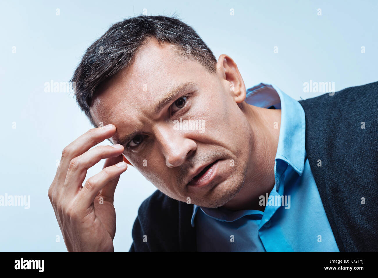 Frustrated man suit hi-res stock photography and images - Alamy