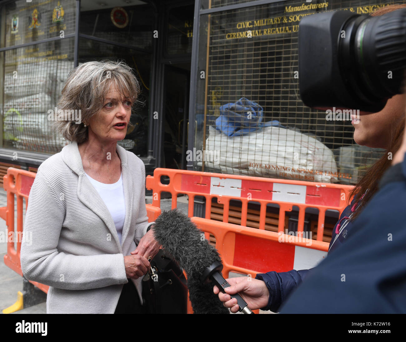 Leader of Kensington & Chelsea Council Elizabeth Campbell arriving for ...