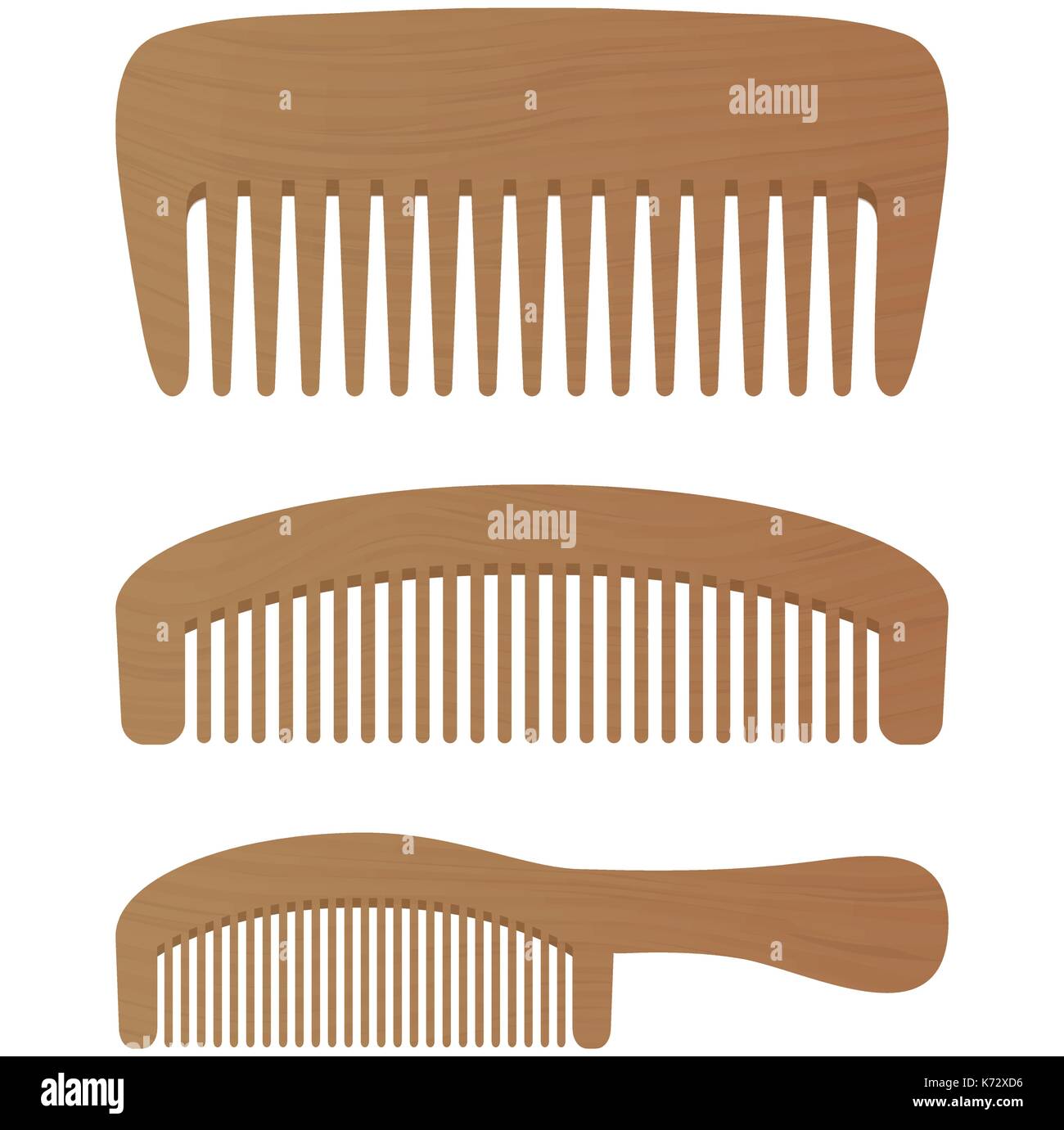 Barber Comb Vector